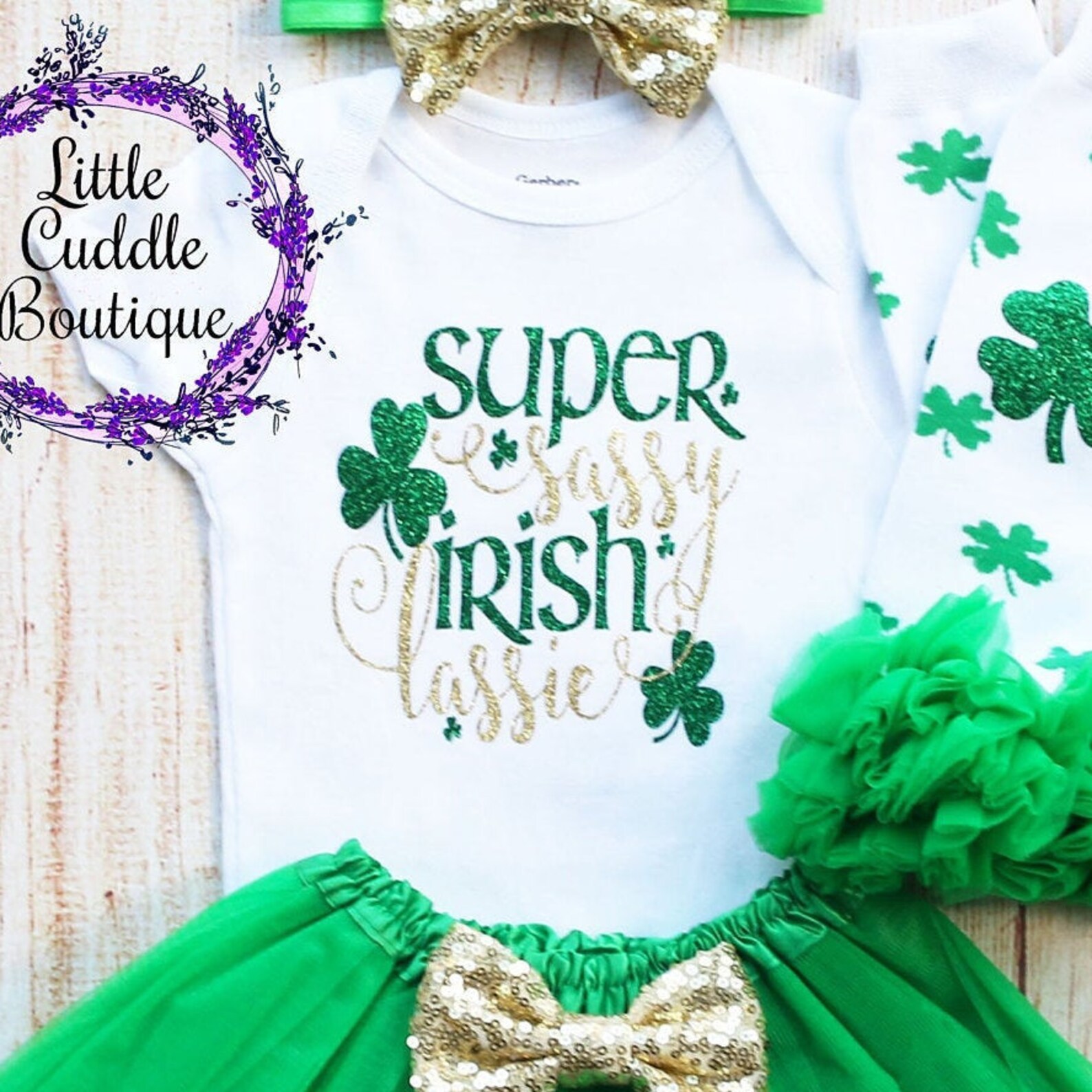 Super Sassy Irish Lassie St. Patrick's Day Tutu Outfit, St. Patrick's ...