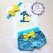 Personalized Rubber Ducky Birthday Shorts Outfit, Duck Birthday, Rubber ...