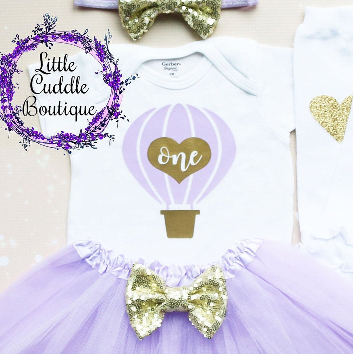 Hot Air Balloon First Birthday Tutu Outfit, Girl First Birthday Outfit ...