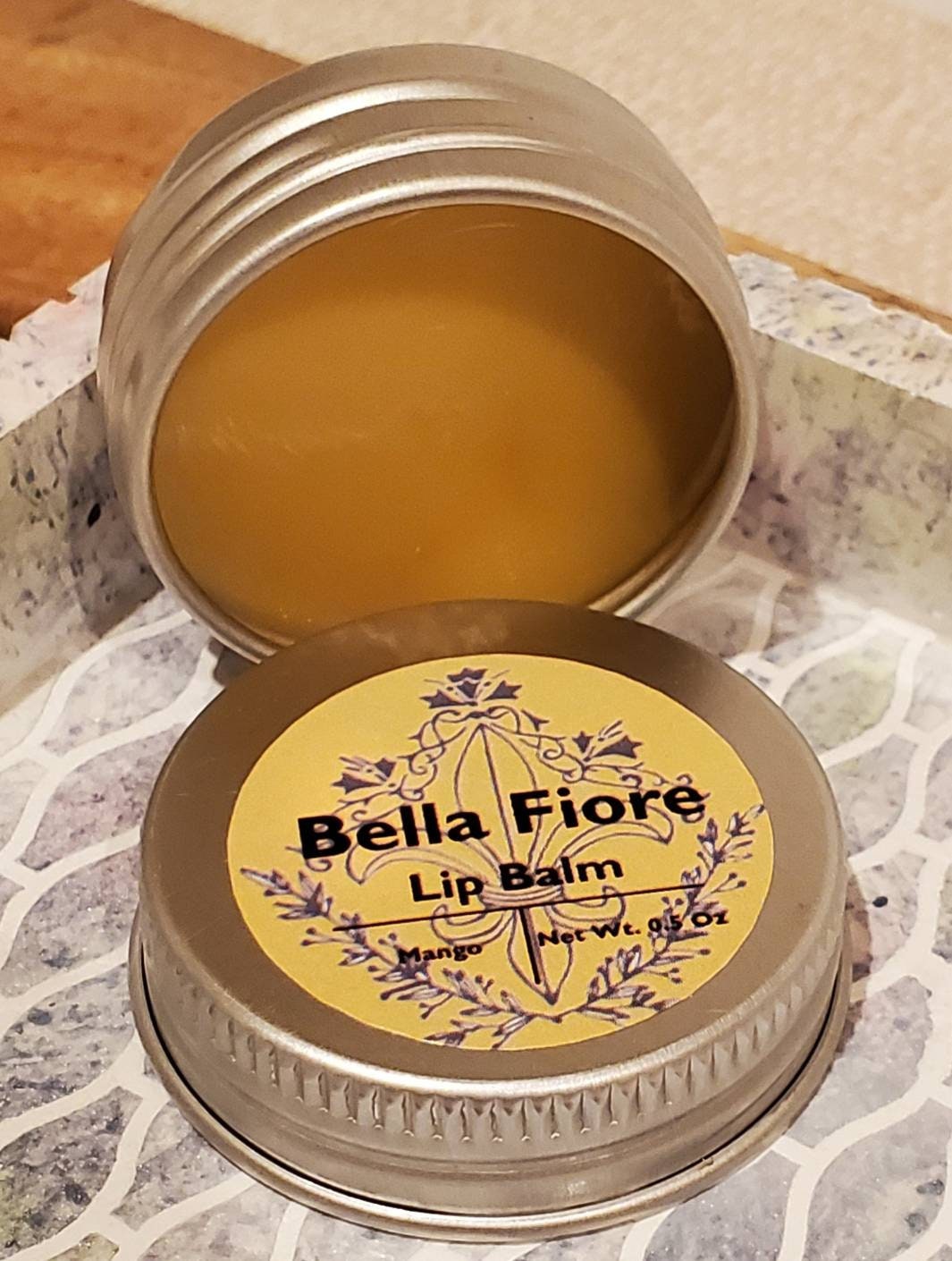 Natural Lip Balm Mango 0.5oz Chapped Lips Natural Nourishing Organic ...