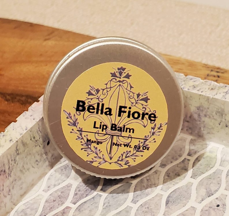 Natural Lip Balm Mango 0.5oz Chapped Lips Natural Nourishing Organic ...