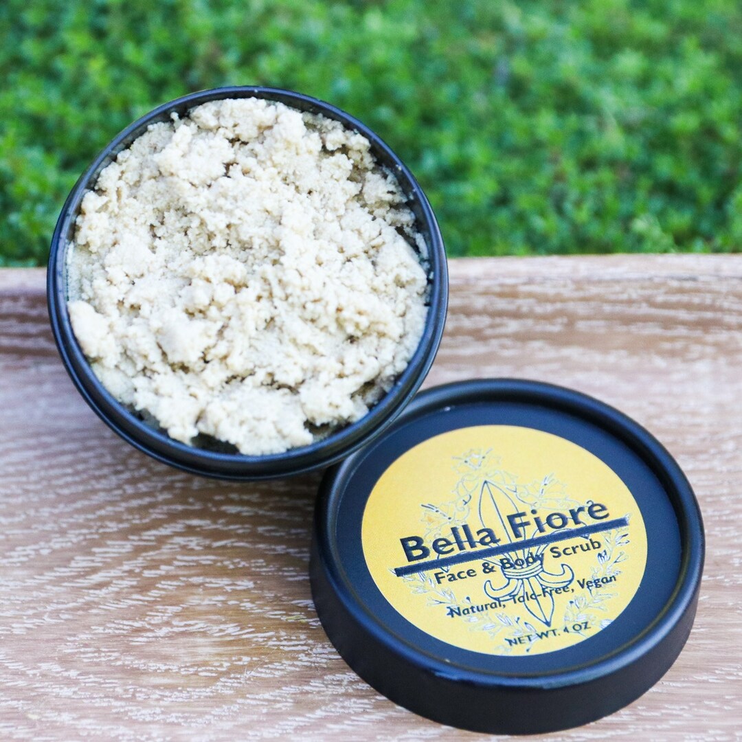 Oat Scrub|4oz| Face & Body|exfoliator | Talc-free | Gentle Cleanser ...