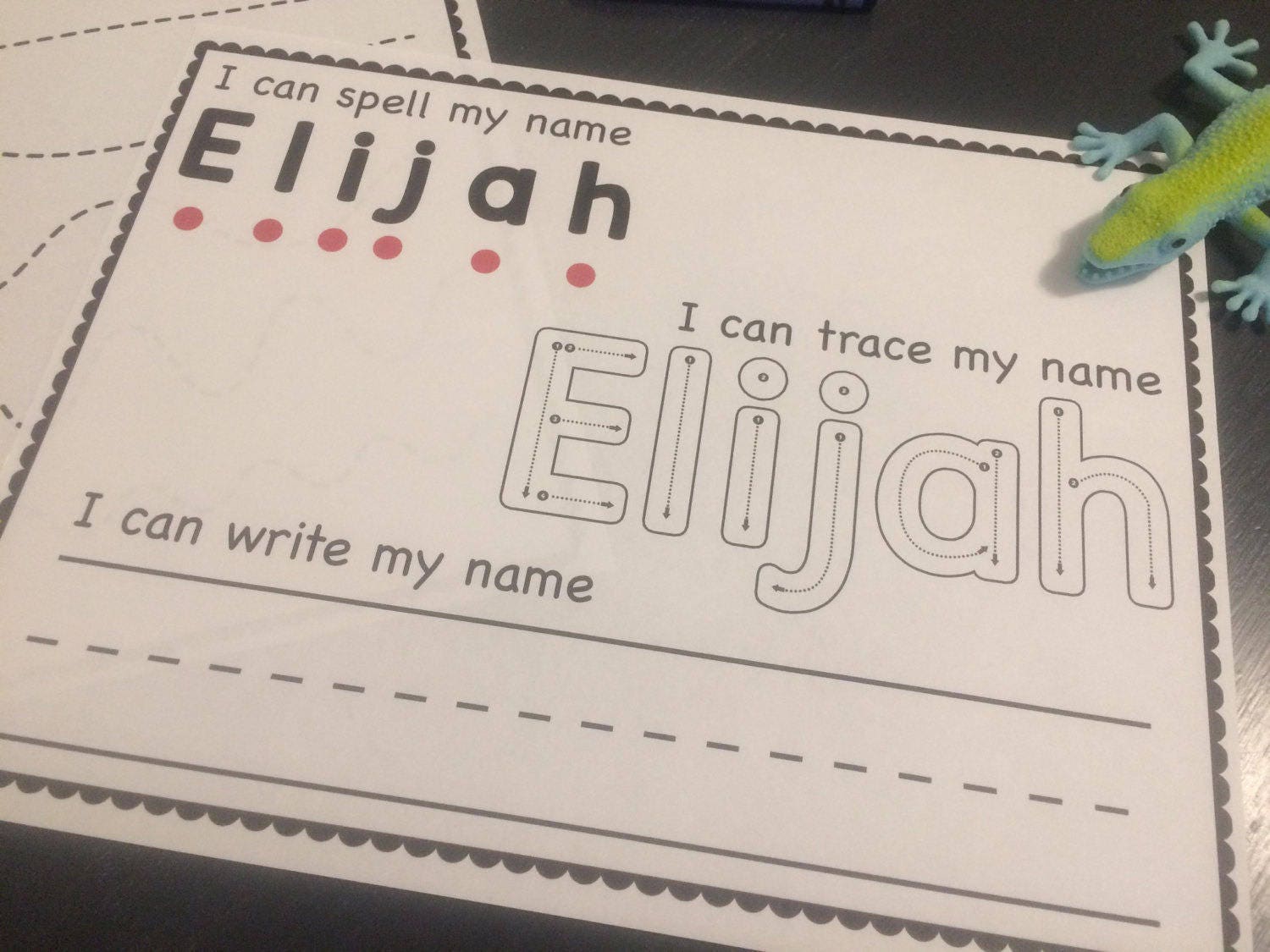 DANIEL Instant Download-daniel Preschool Name Recognition and Writing ...