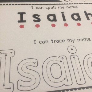 Instant Download-lachlan Preschool Name Recognition and Writing ...