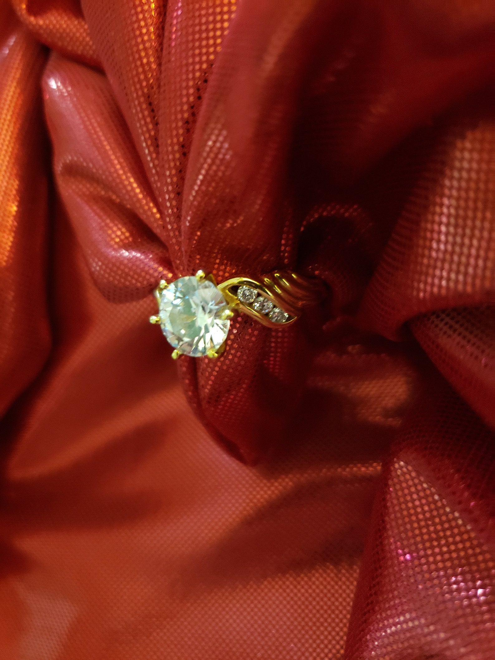 Vintage Merlite Engagement Ring - Etsy