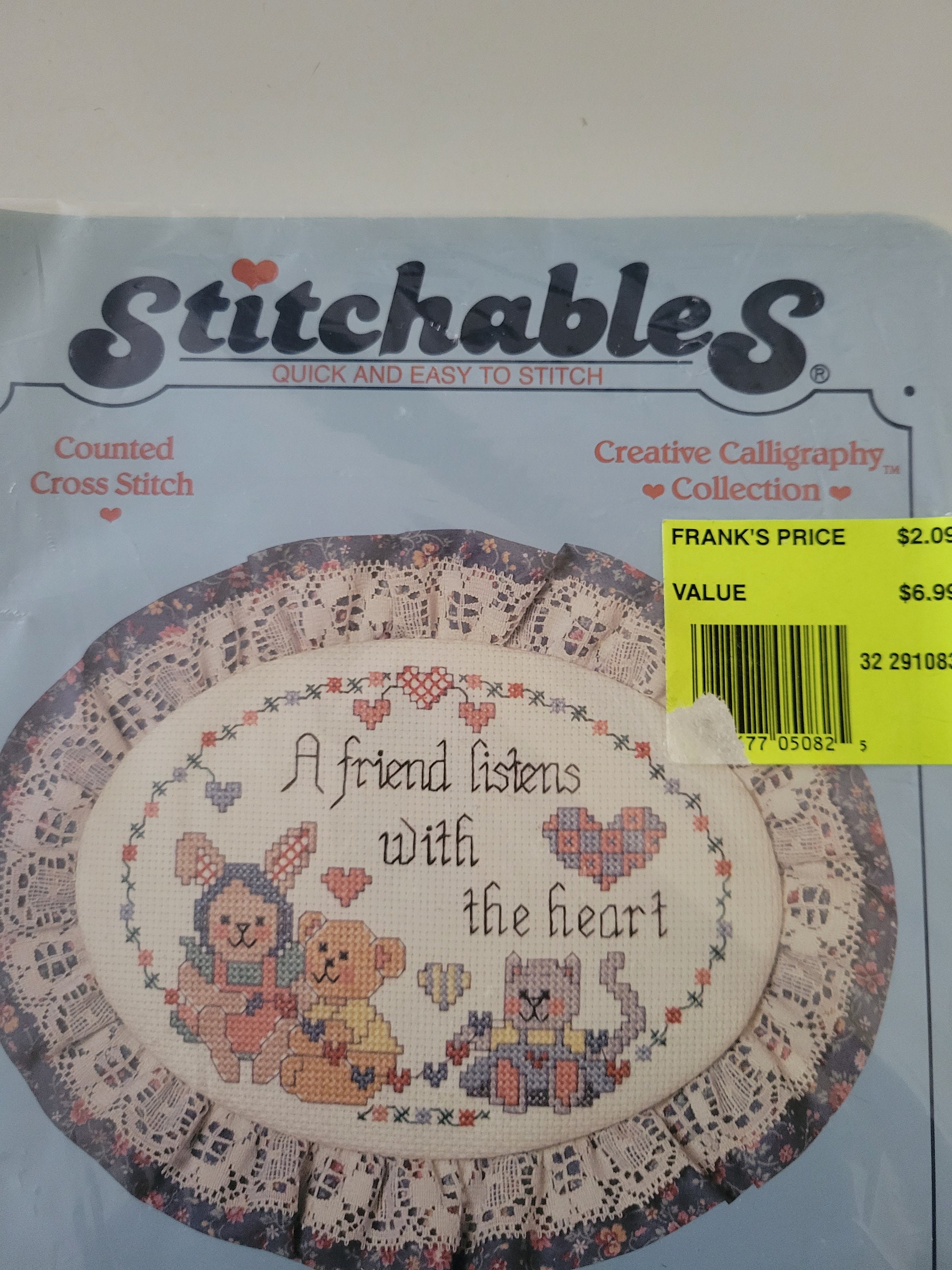 Vintage Stitchables Counted Cross Stitch Kit - Etsy