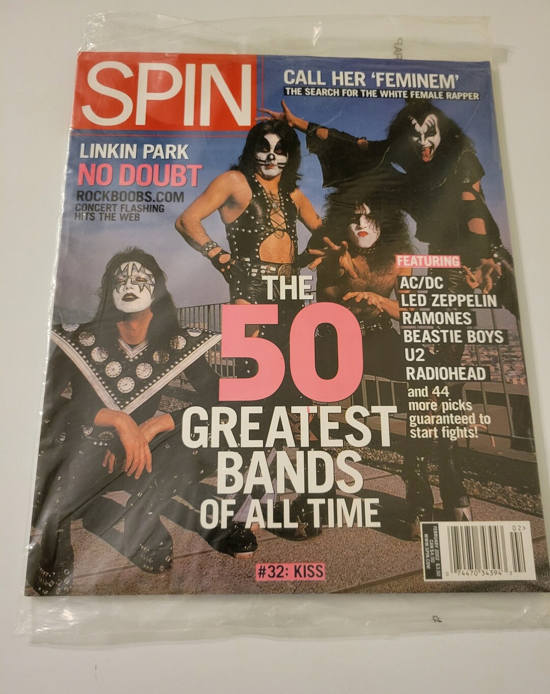Vintage Spin Magazine - February 2002 - the 50 Greatest Bands of All ...