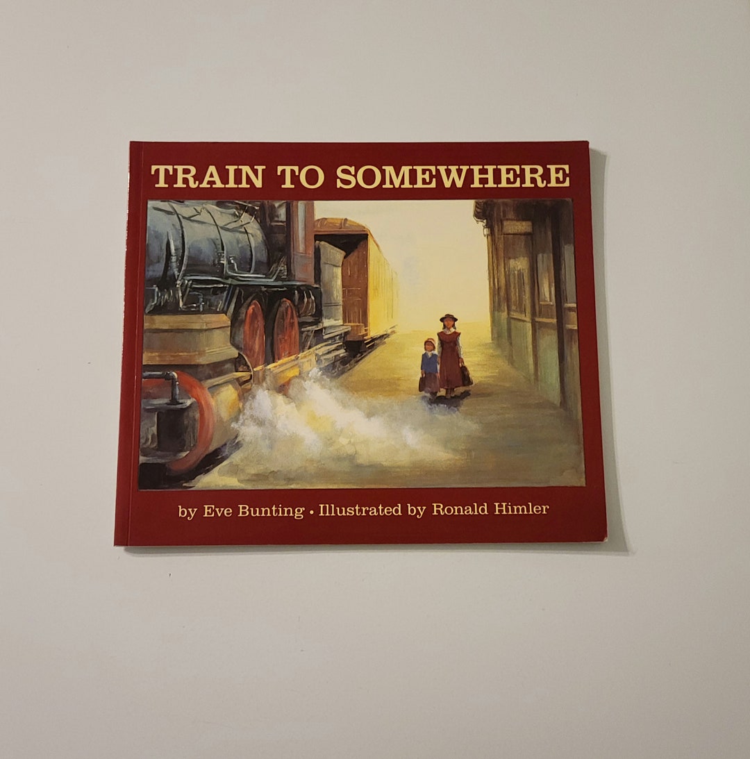 Vintage Book - Train to Somewhere by Eve Bunting - Etsy