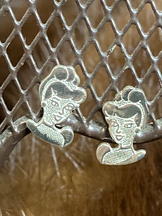 Vintage Sterling Silver Disney's Cinderella Stud Earr… - Gem