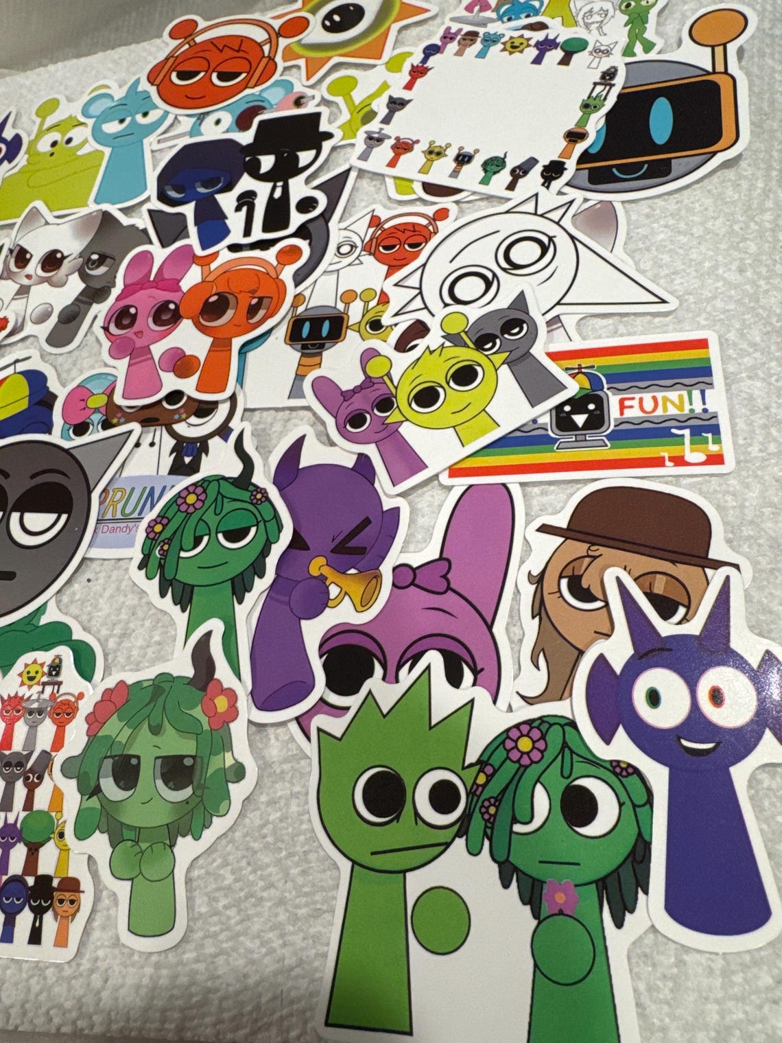 Sprunkies Meme Sticker Pack: 10pc Glossy Vinyl Stickers - Etsy