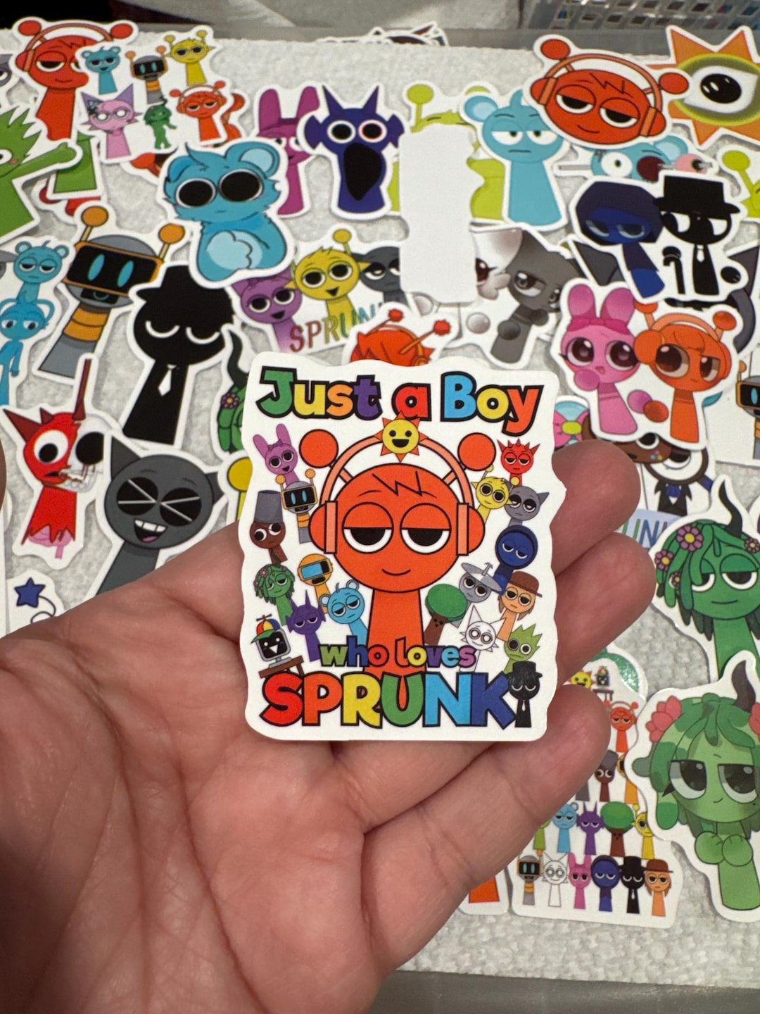 Sprunkies Meme Sticker Pack: 10pc Glossy Vinyl Stickers - Etsy