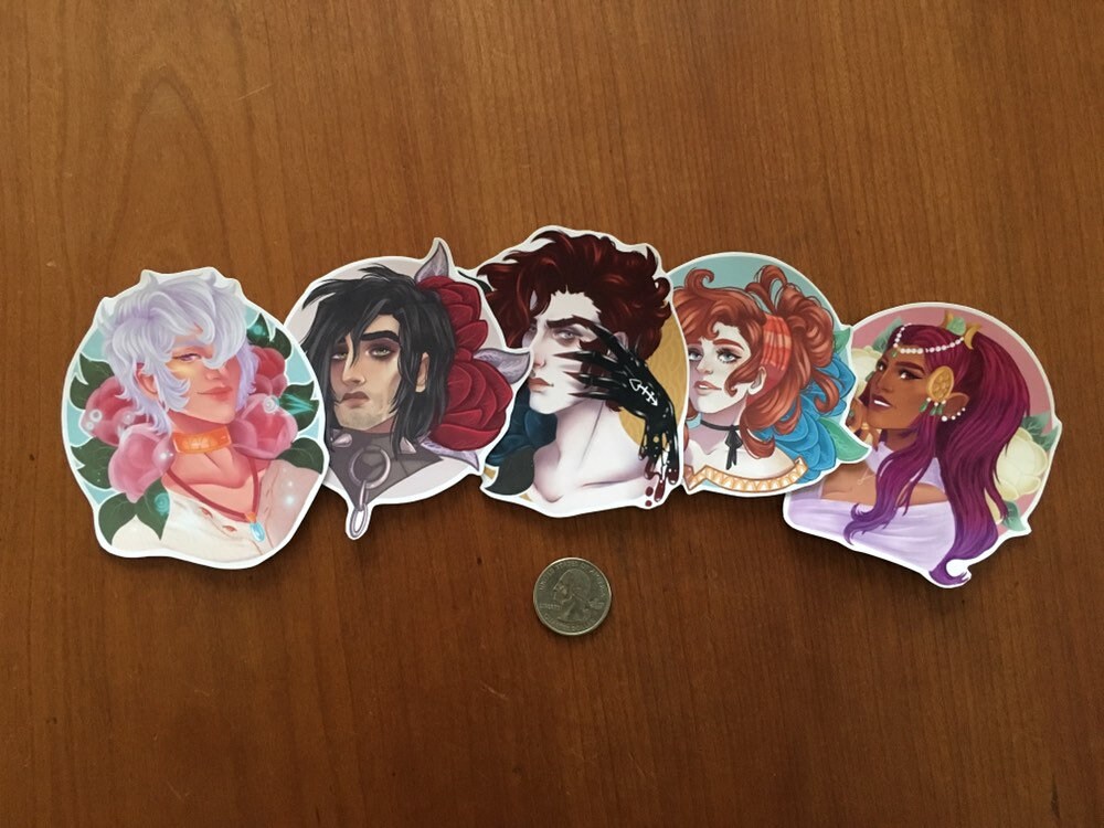 The Arcana Stickers - Etsy
