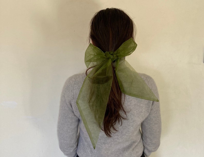 Organza Satin Droopy Hair Ribbon Big Floppy Ribbon Luxury Hair - Etsy