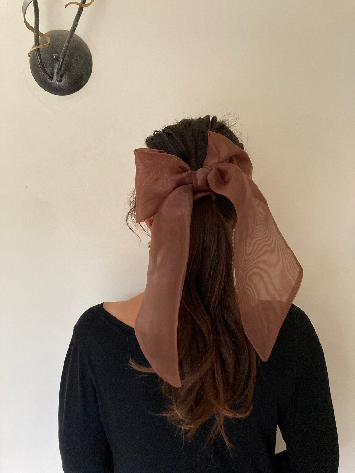 Organza Satin Droopy Hair Ribbon Big Floppy Ribbon Luxury Hair - Etsy UK