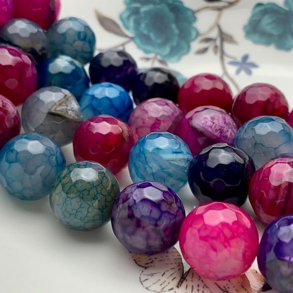 Faceted Round Agate - Etsy