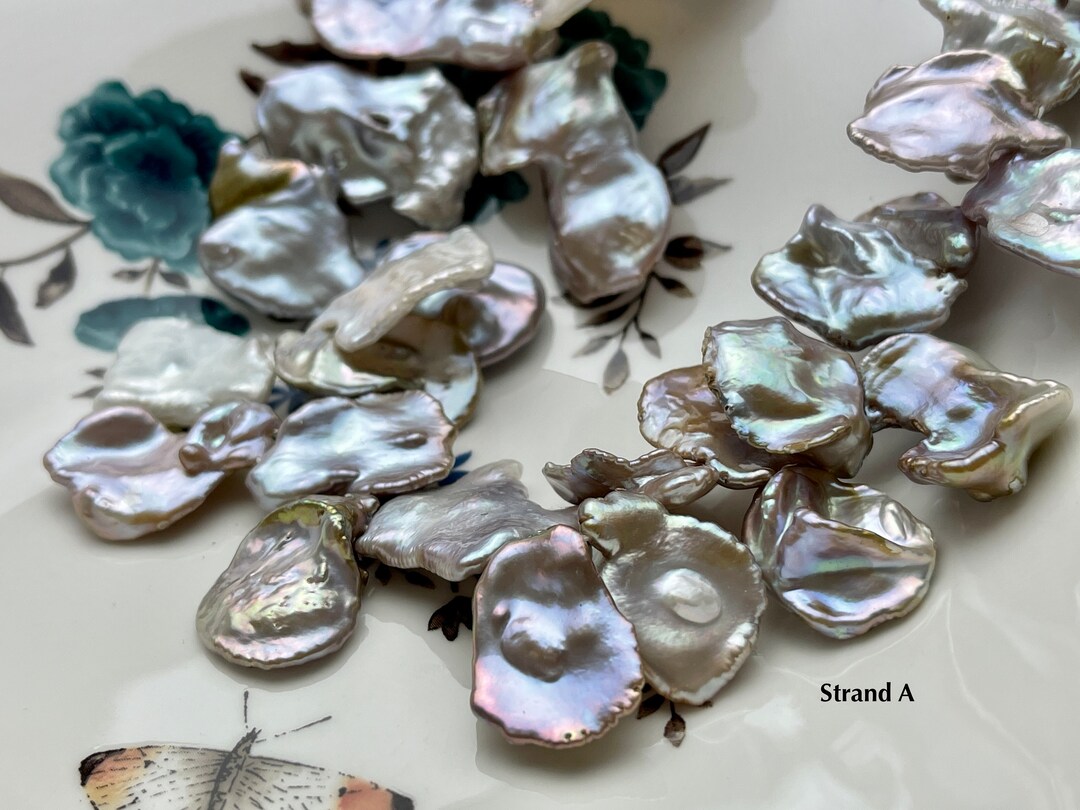 One-of-a-kind AAA Rare HUGE Keshi Freshwater Pearl Bead Genuine Super ...