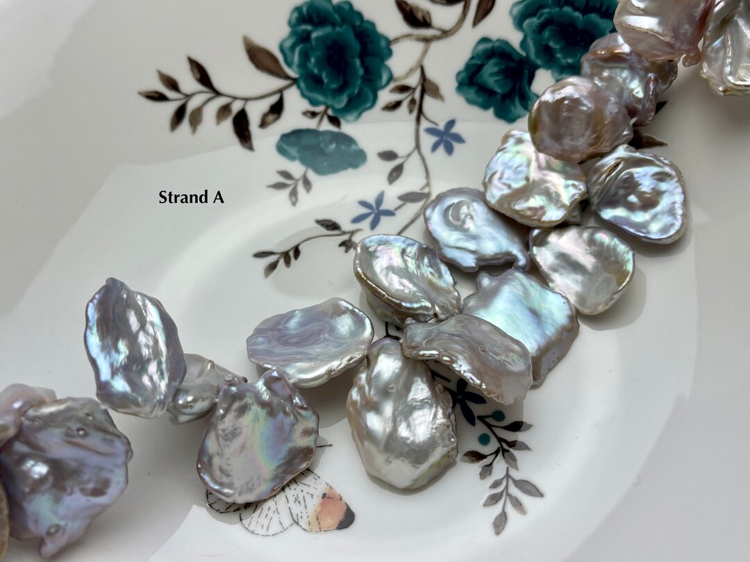 One-of-a-kind AAA Rare HUGE Keshi Freshwater Pearl Bead Genuine Super ...