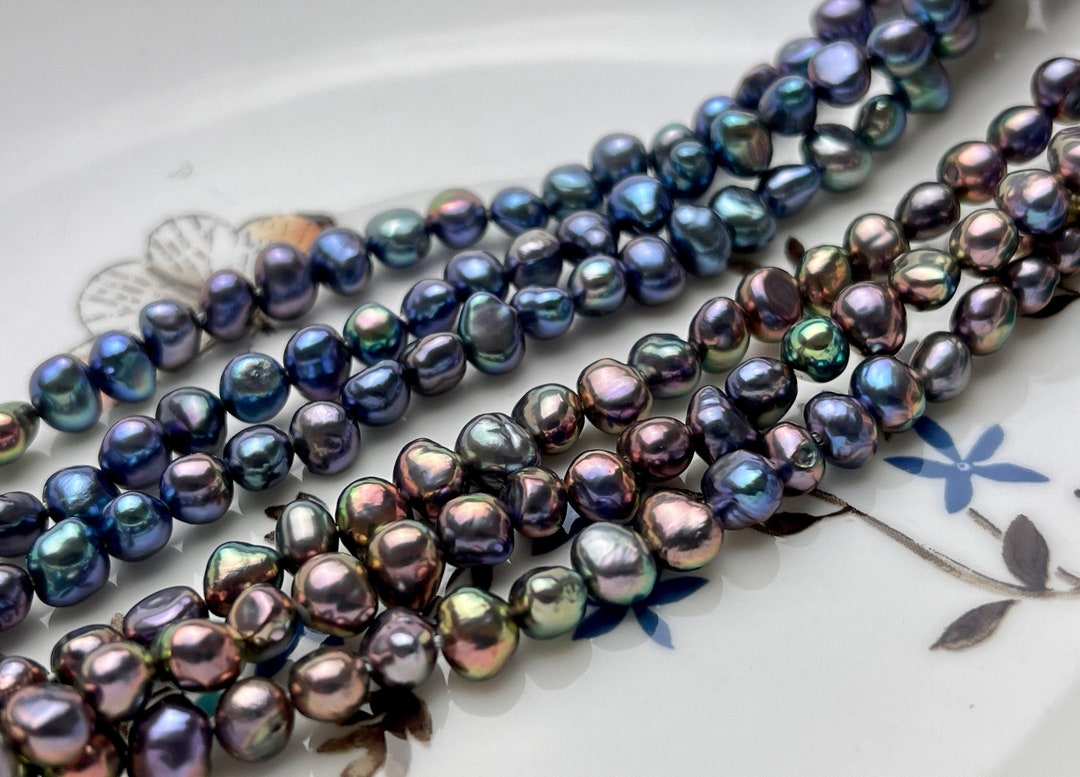 5-6 Mm AAA Freshwater Pearl Nugget Freshwater Pearl Beads Genuine ...