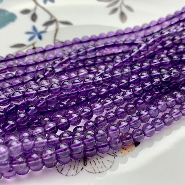 Smooth Amethyst - Etsy