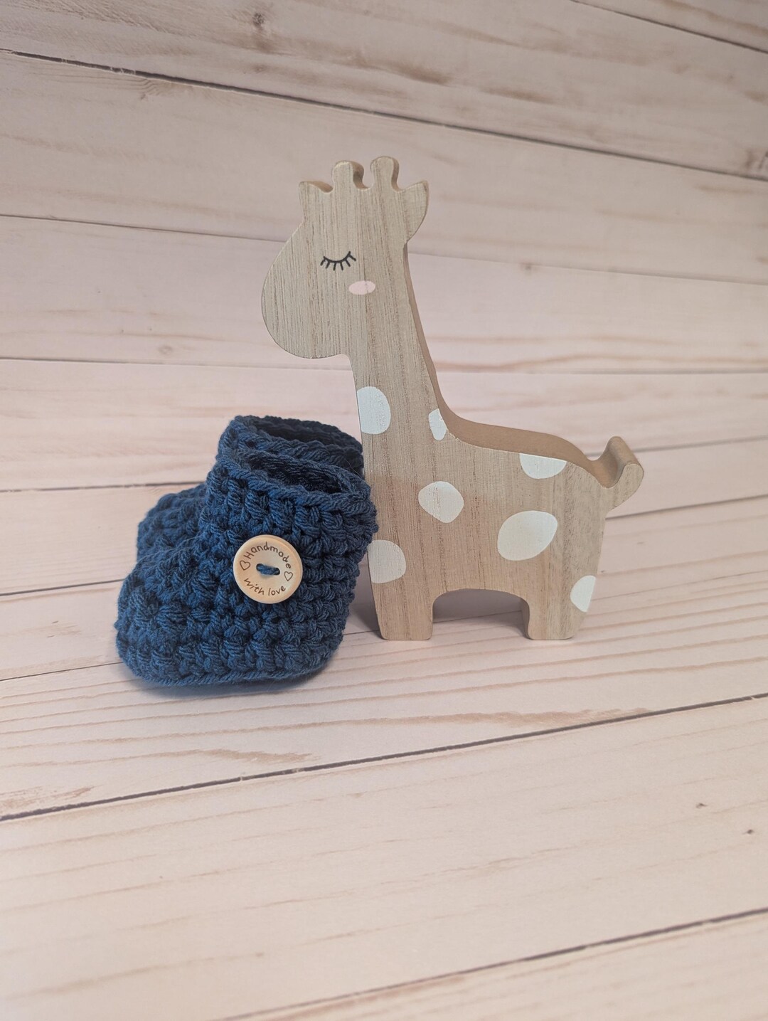 Sweet Teal Blue Baby Booties for Newborn Baby, Teal Blue Crochet ...