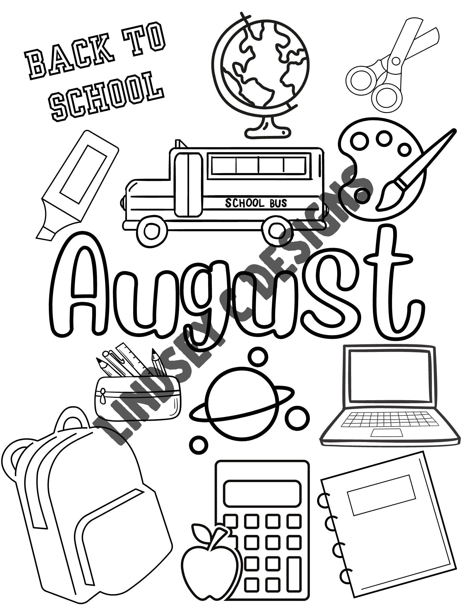 Year Long Coloring Page Bundle - Etsy