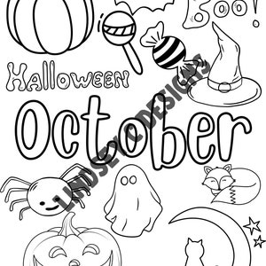 Year Long Coloring Page Bundle - Etsy