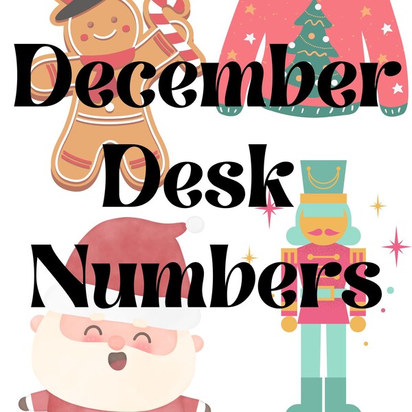 Desk Numbers - Etsy