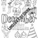 Year Long Coloring Page Bundle - Etsy