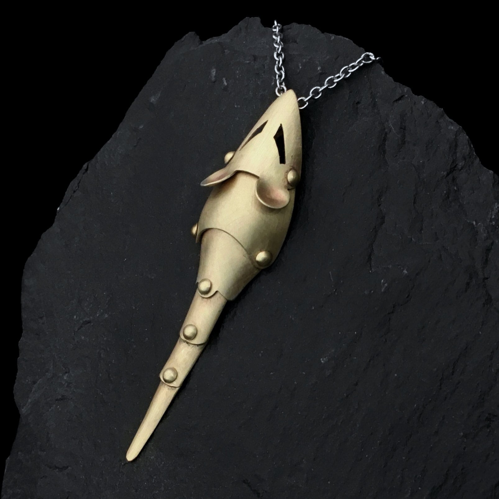 Signed Mouse Armor Pendant | Jeff De Boer - Etsy