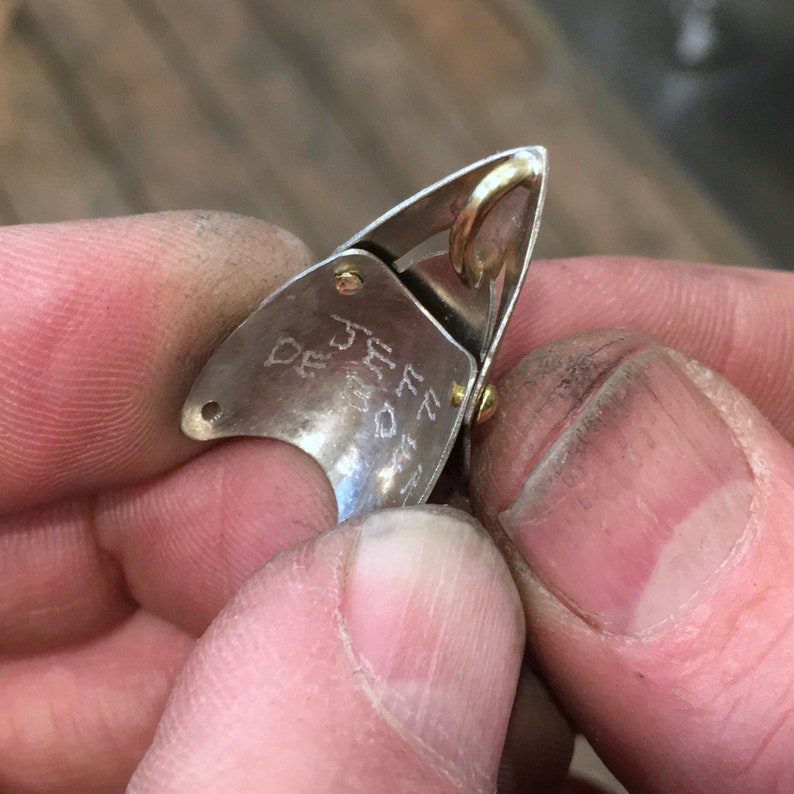 Signed Mouse Armor Pendant | Jeff De Boer - Etsy