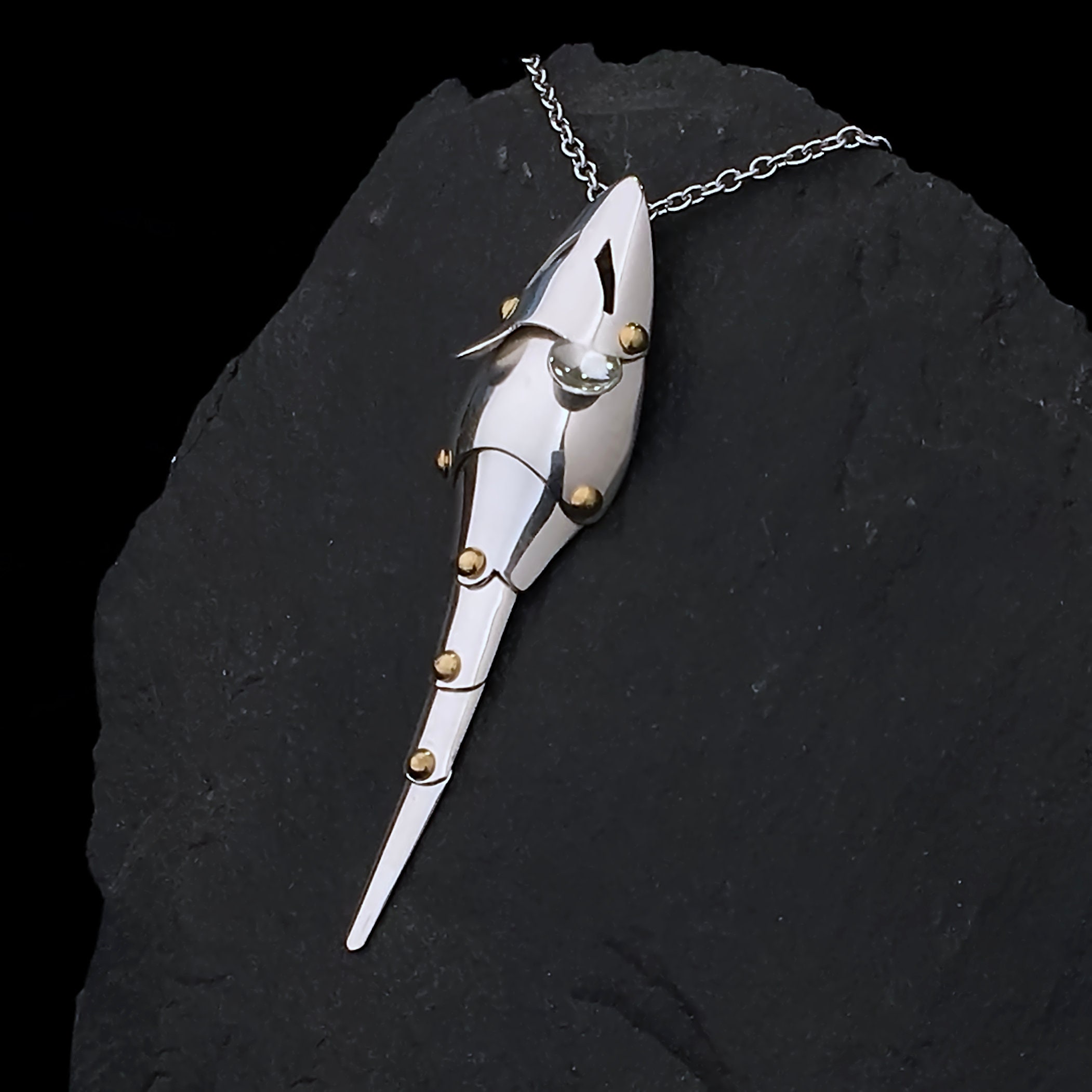 Signed Mouse Armor Pendant | Jeff De Boer - Etsy