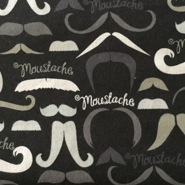 Mustache Fabrics - Etsy