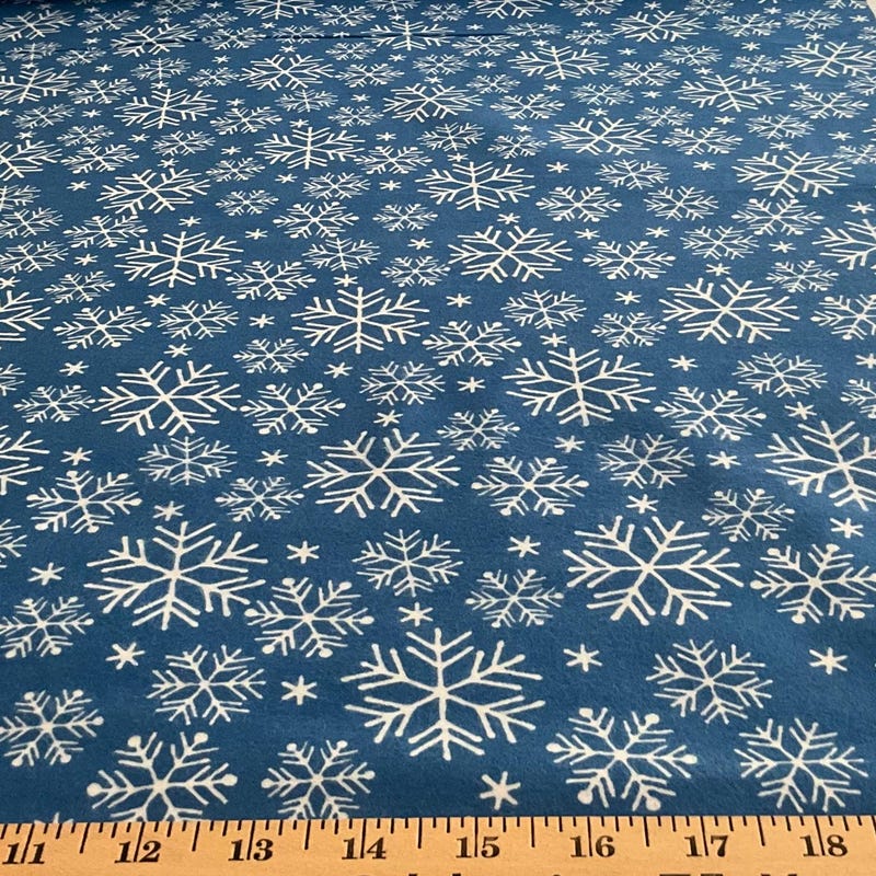 Snowflake Fabric - Etsy