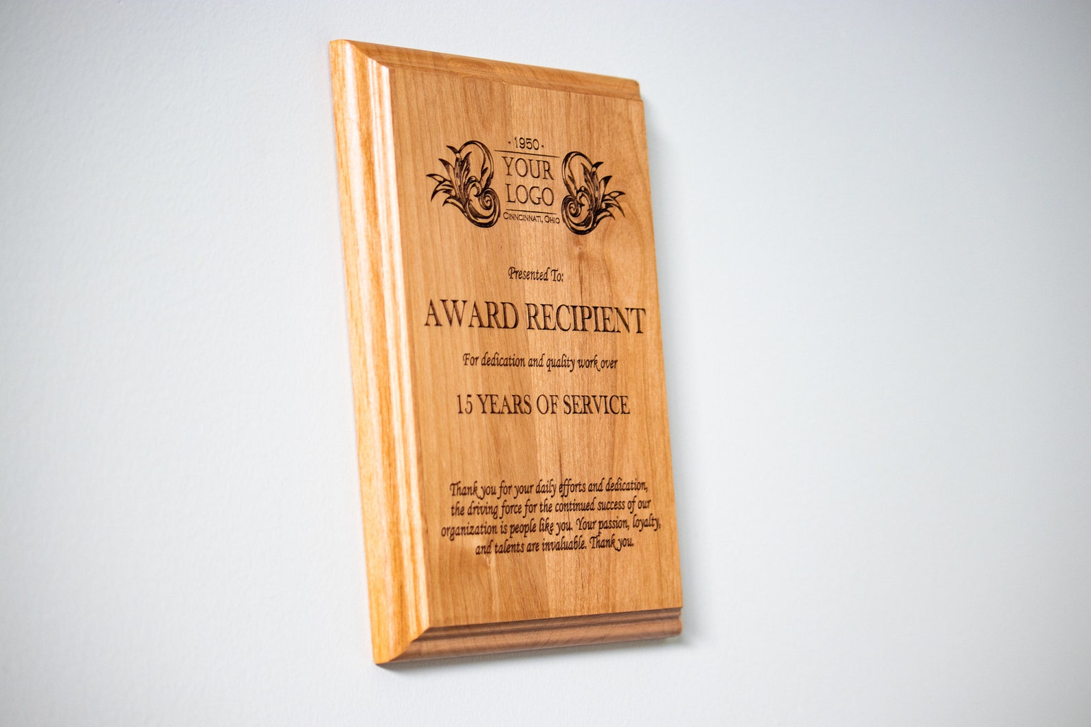 Custom Wood Plaque, Engraved Award Plaque, Corporate Gift, Corporate ... Custom Wood Plaque, Engraved Award Plaque, Corporate Gift, Corporate ...