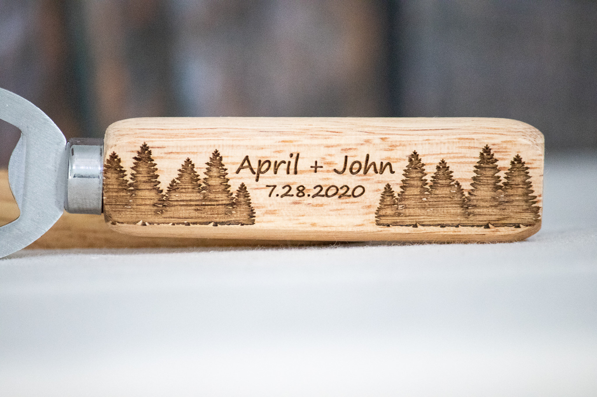 Forest Outdoor Wedding Favors, Trees Personalized Wedding Favors ...