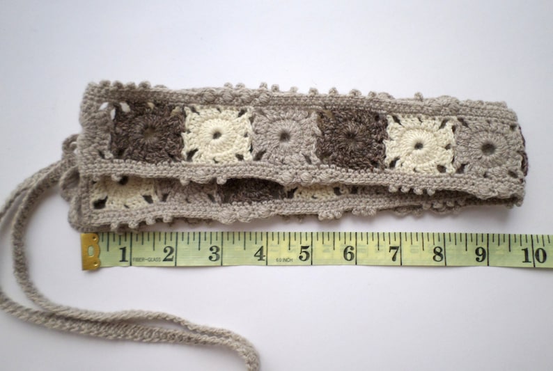 Crochet Granny Square Belt With String Gift for Her - Etsy