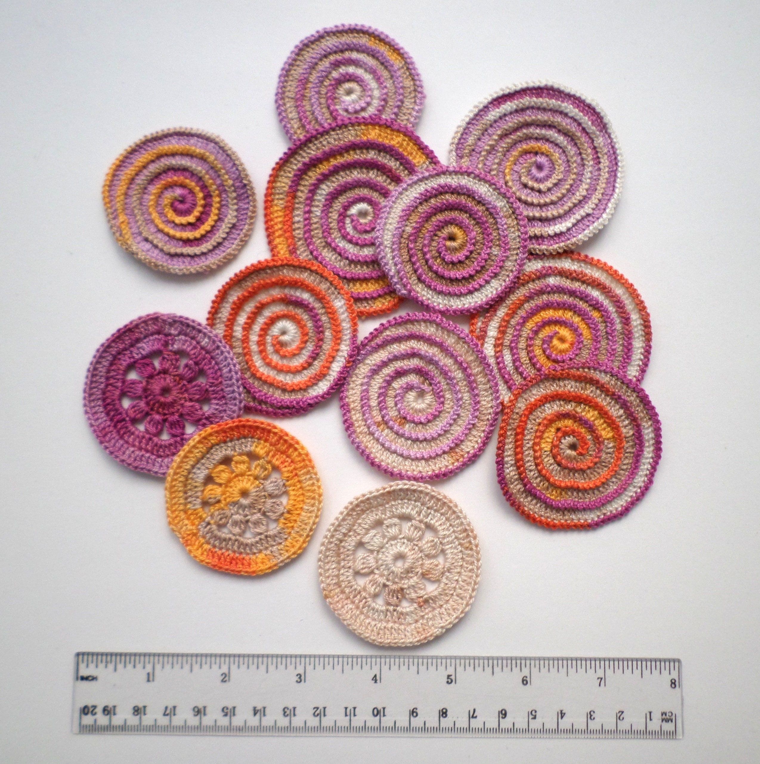 Round Freeform Crochet Motifs - Etsy