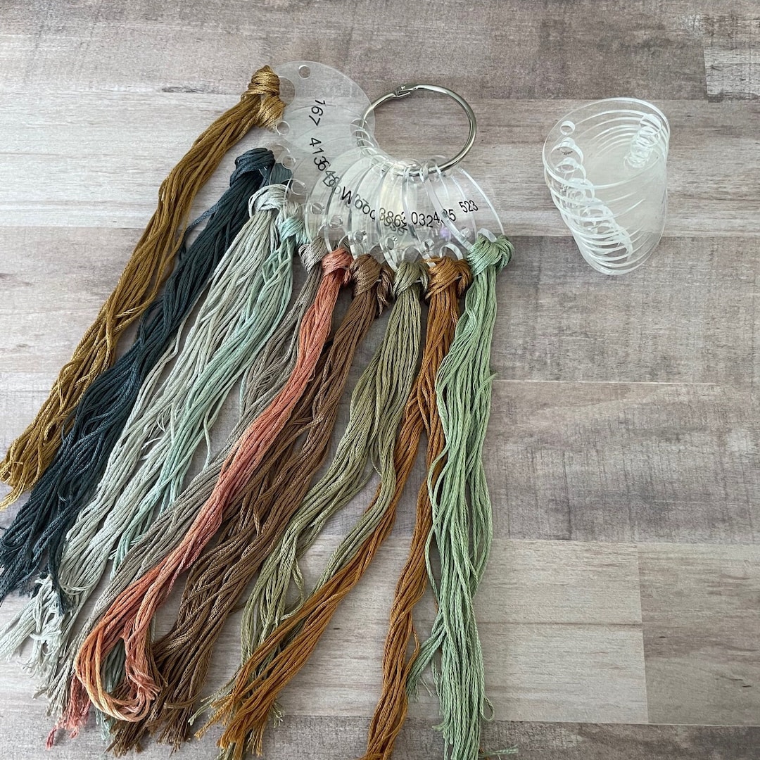 Acrylic Floss Drops for Needlework, Cross Stitch, Embroidery - Floss Keeper - Etsy