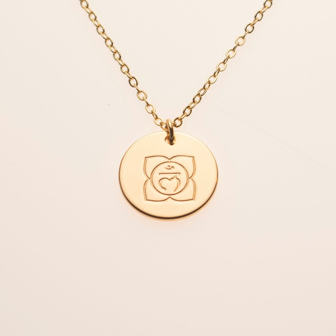 Wurzelchakra Muladhara ICH BIN 1.Chakra Anhänger Halskette Heilung Sieben Chakren Zen Yoga ...