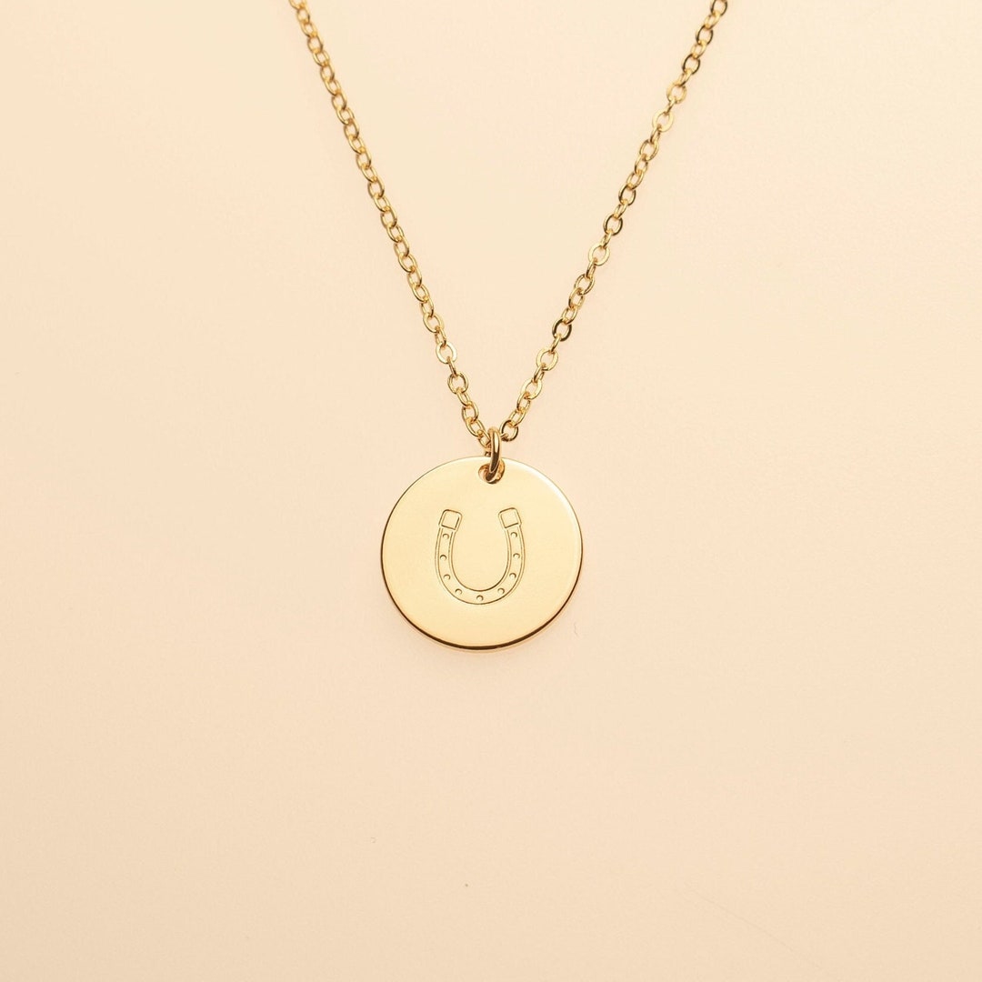 Lucky Symbol Horseshoe Necklace Good Luck Charm Jewelry - Etsy