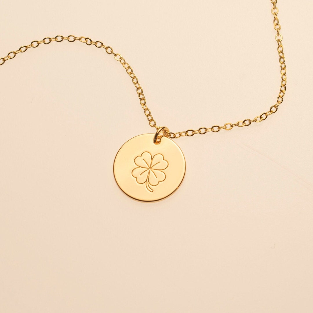 Lucky Four Leaf Clover Symbol Good Luck Charm Pendant Gift - Etsy