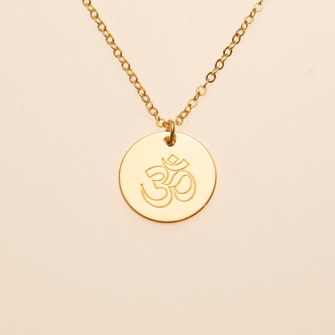 Ohm Symbol Zen Protection Yoga Gift Mantra Pendant Necklace Chakra ...
