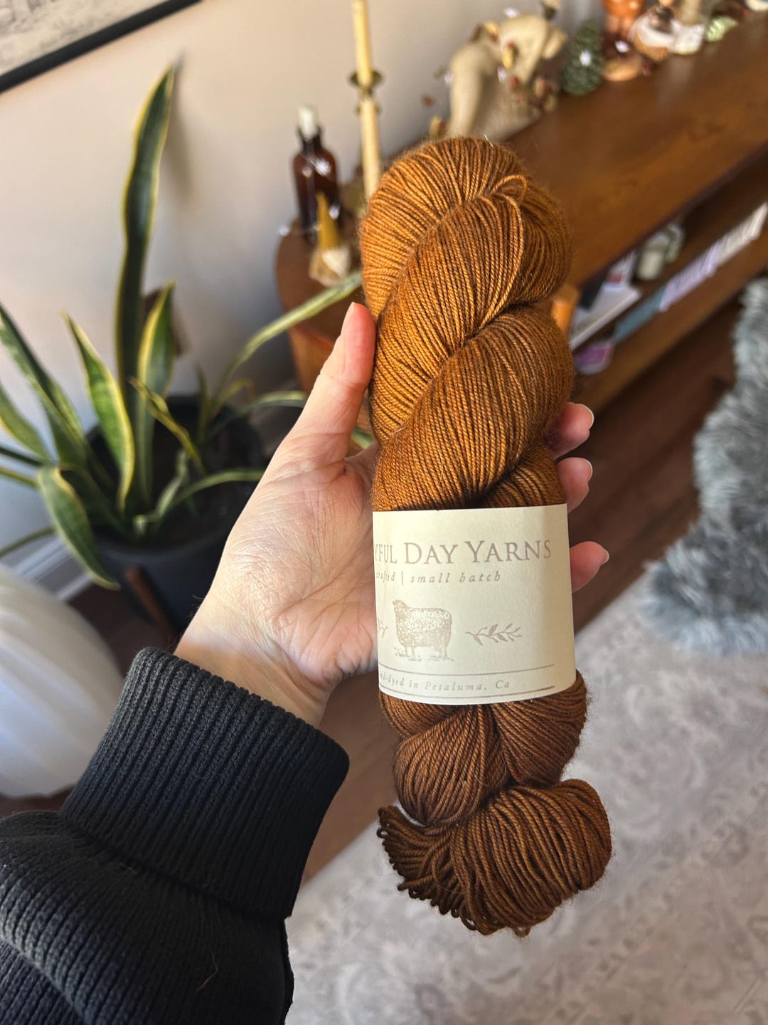 Playful Day Yarn | Hand-dyed - Indie Dyer | Tarnished Panny - Copper ...