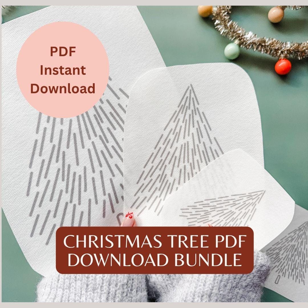 Christmas Tree Template - Instant Digital Download - Editable in Canva ...