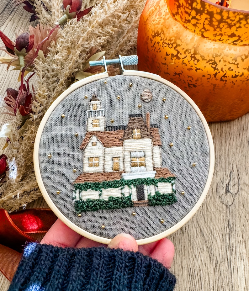 Practical Magic House PDF Pattern- Instant Download - Hand Embroidery ...
