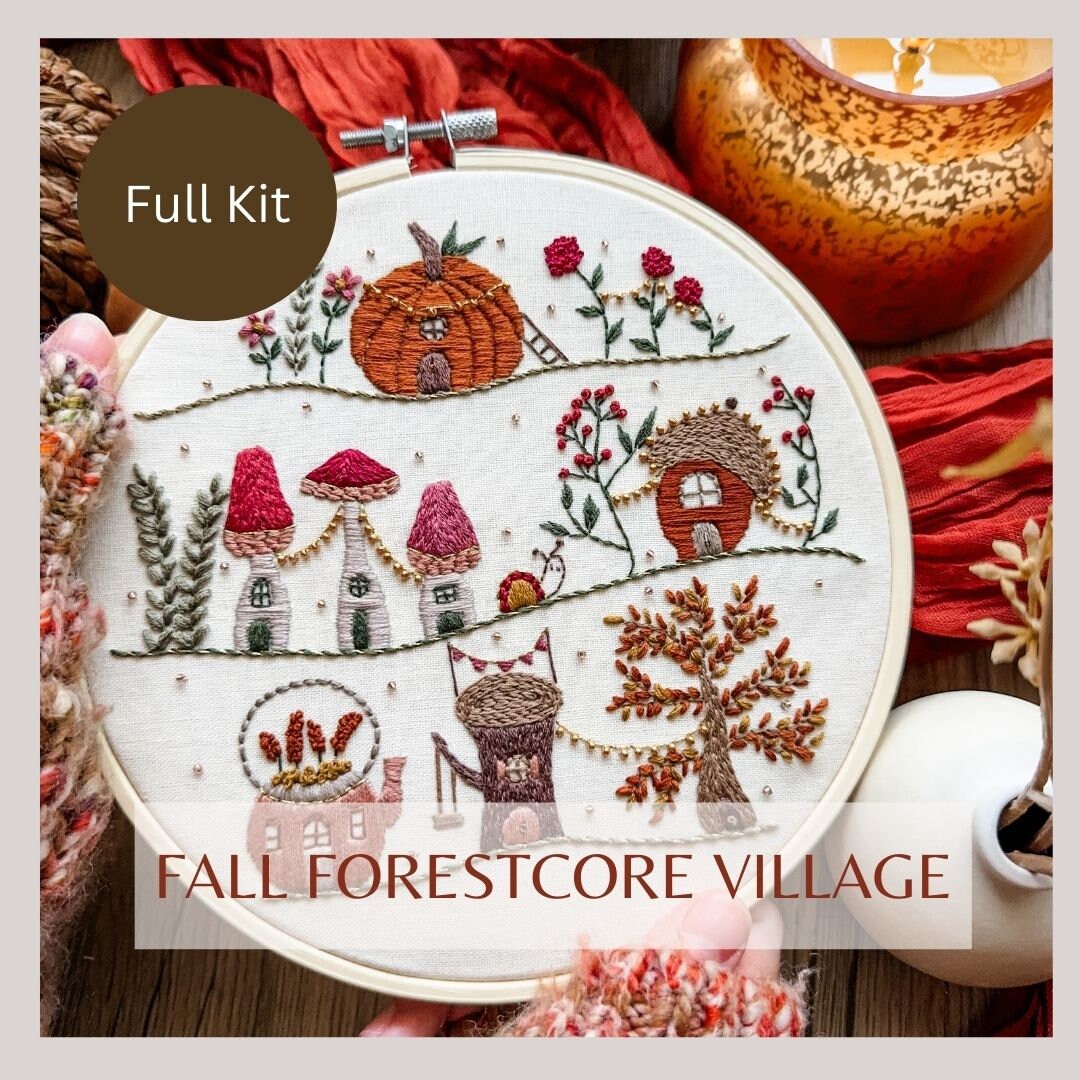 Fall Forestcore Village Kit- Fairy Garden in Autumn- Magical - Fantasy ...