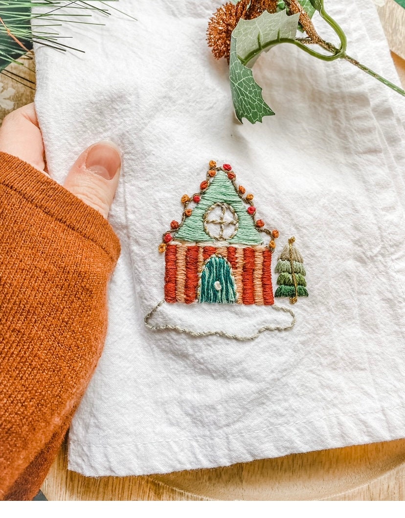 Christmas Stick & Stitch Packs- DIY Embroidery- Embroidery Stickers - Etsy