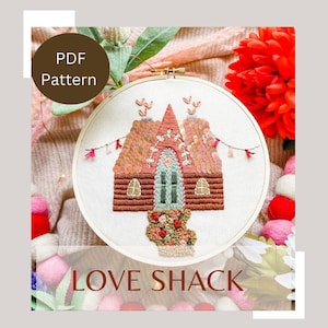 Love Shack- PDF PATTERN ONLY - Includes Instructional Guide -valentines ...