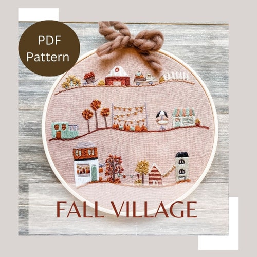 Holiday Village PDF PATTERN ONLY Includes Instructional - Etsy