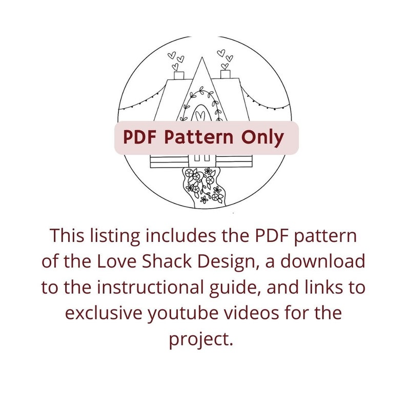 Love Shack- PDF PATTERN ONLY - Includes Instructional Guide -valentines ...